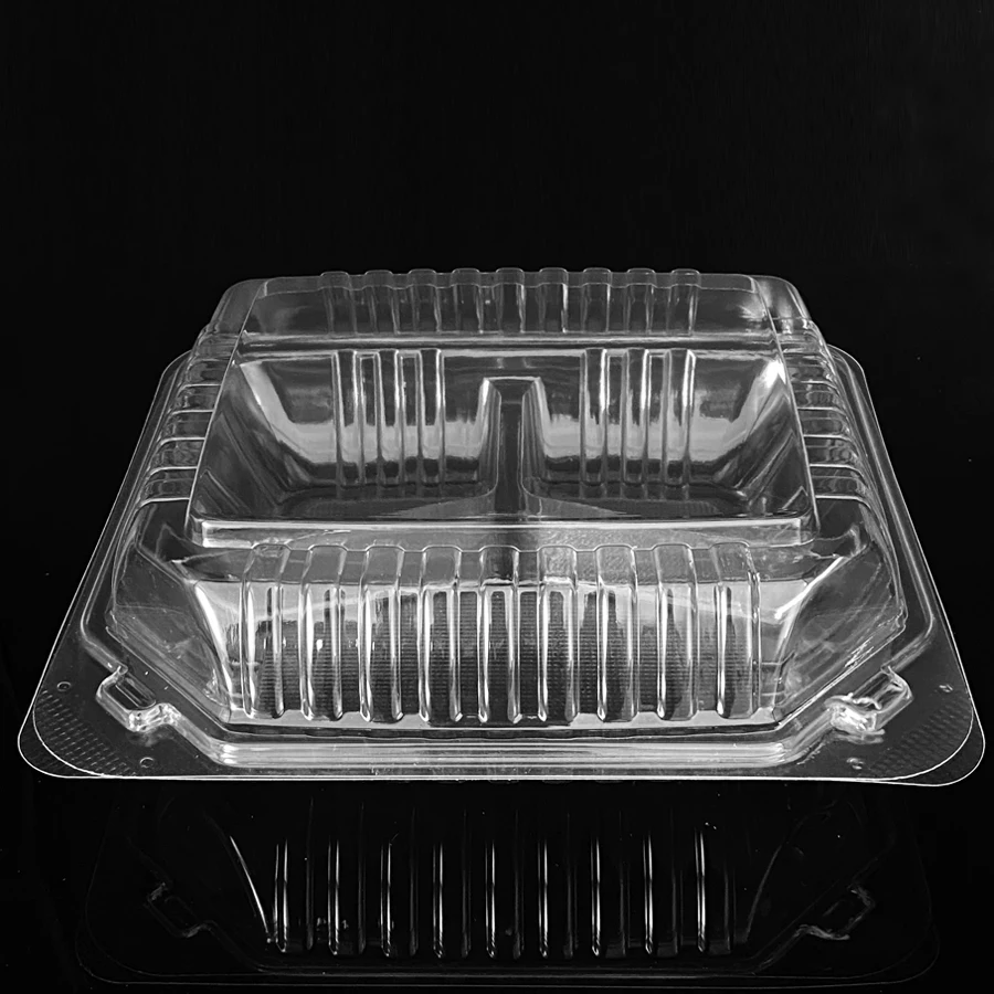 Wholesale Disposable Clear Blister Box 3 Compartment BOPS Clamshell ...