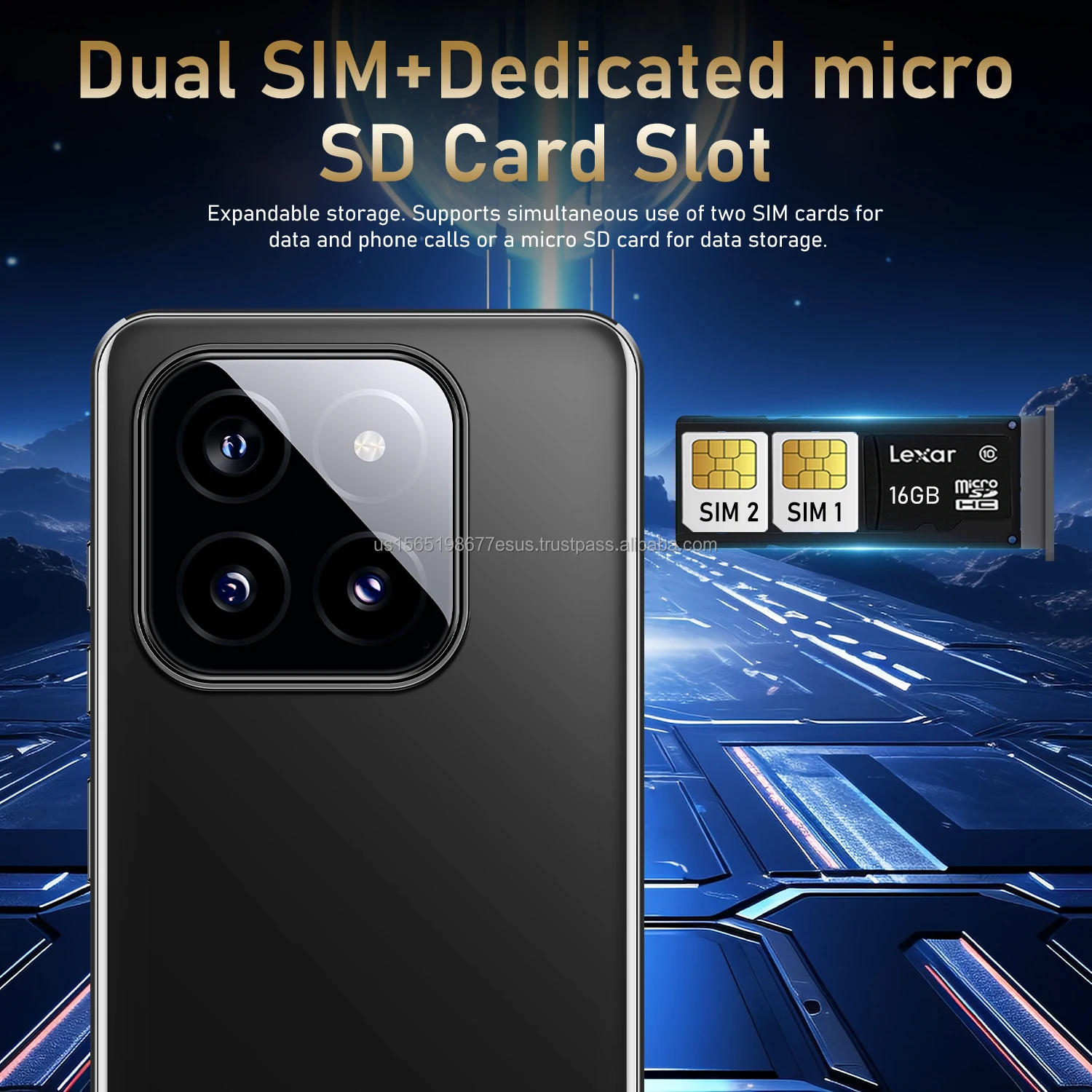 Customize 4G 5G Big Screen Smartphone - Dual SIM & Gaming