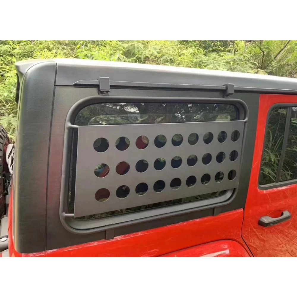 Car 4x4 Accessories Modified Rear Window Side Guard Steel Rear Window ...