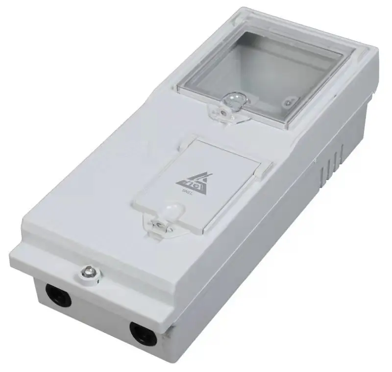 Single Phase Prepaid Meter Box with SMC Material & IP55 Protection