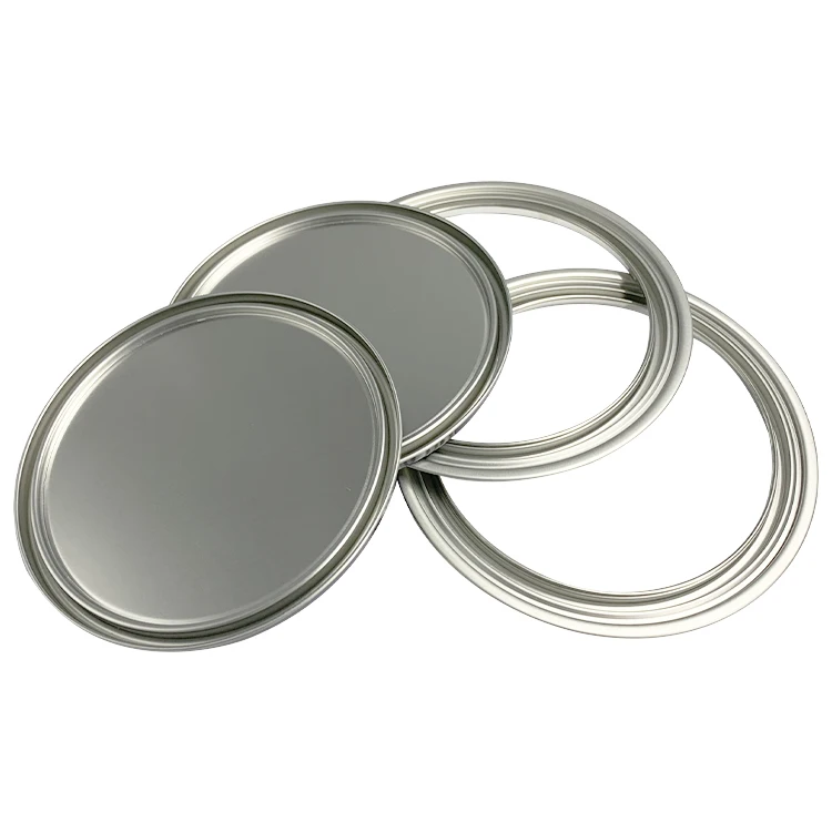 1l Square Tin Can Components Square Top With Metal Screw Lid And Bottom ...