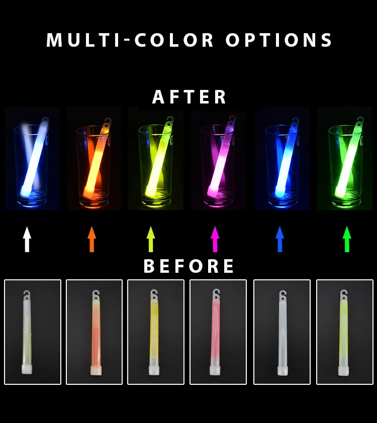 Promotional Neon Chemical Sticks Light Up Sticks 6'' Glow In Dark Toys ...