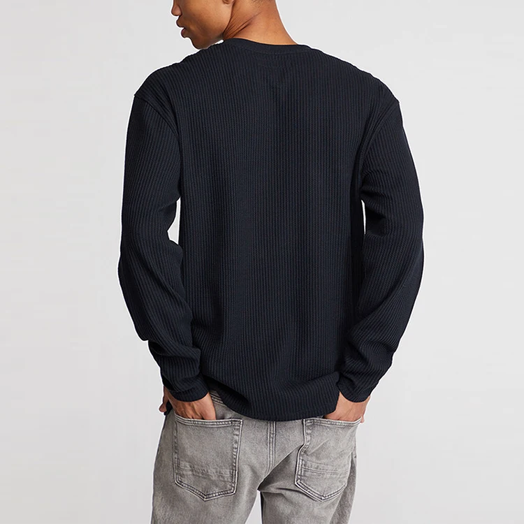 Organic Bamboo Thermal Waffle Long Sleeve Shirt Eco Friendly Pure ...