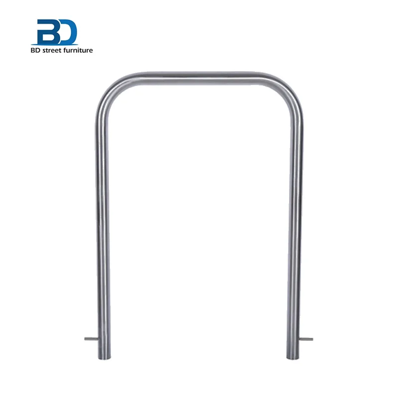 Kavass Hoop Heavy Duty Bike Rack Inground Mount Classic Inverted U Bike ...