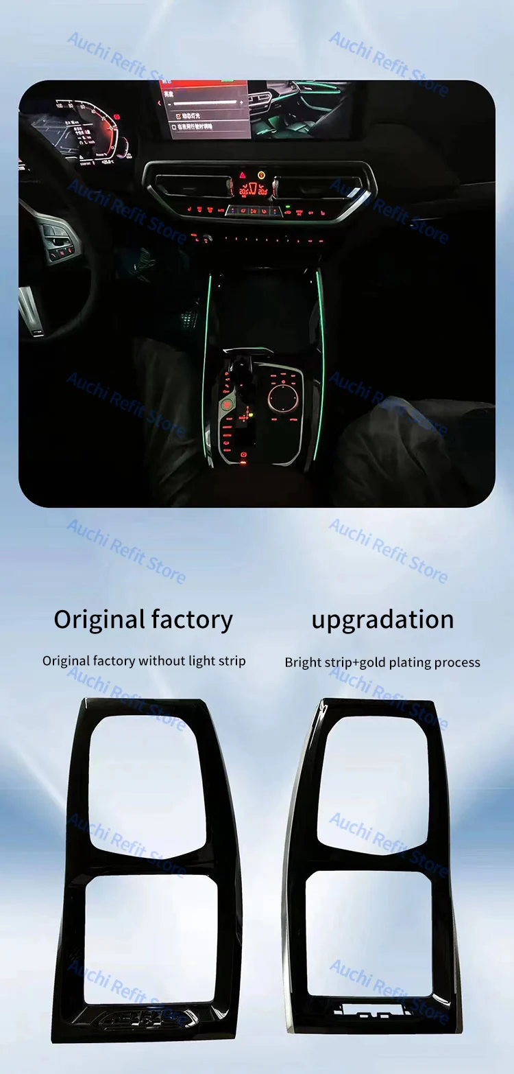 11 Colours Center Console Saddle Light for BMW New X3 X4 IX3 G01 G02 ...