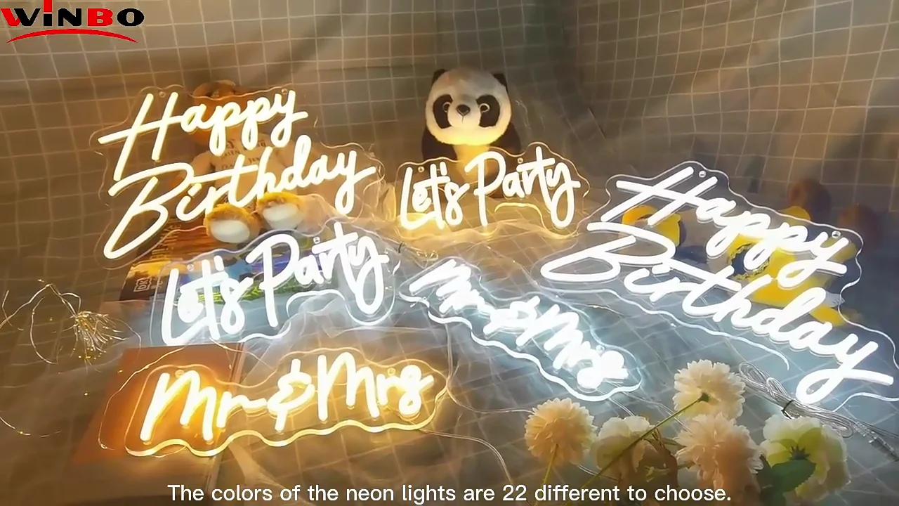 Winbo Wholesale Led Logo Light Neon Sign Custom Made Wedding No Moq ...