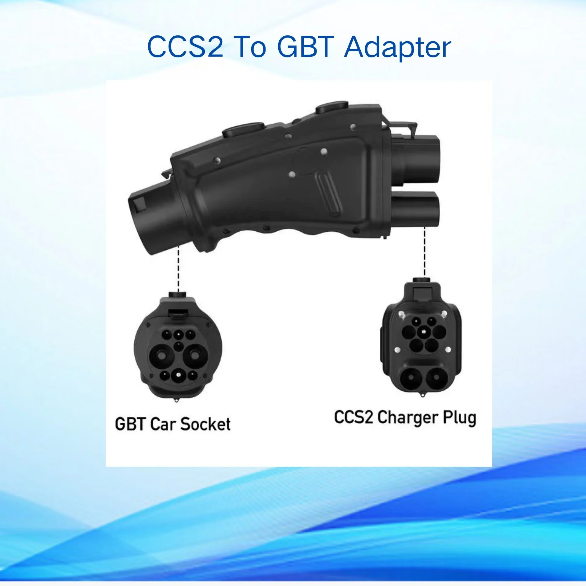DC CCS2 to GBT Connector 200A 150A CHAdeMO CCS to GBT Adaptor 200KW EV ...