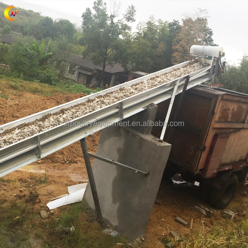 Efficient Chicken Manure Removal System for Farms