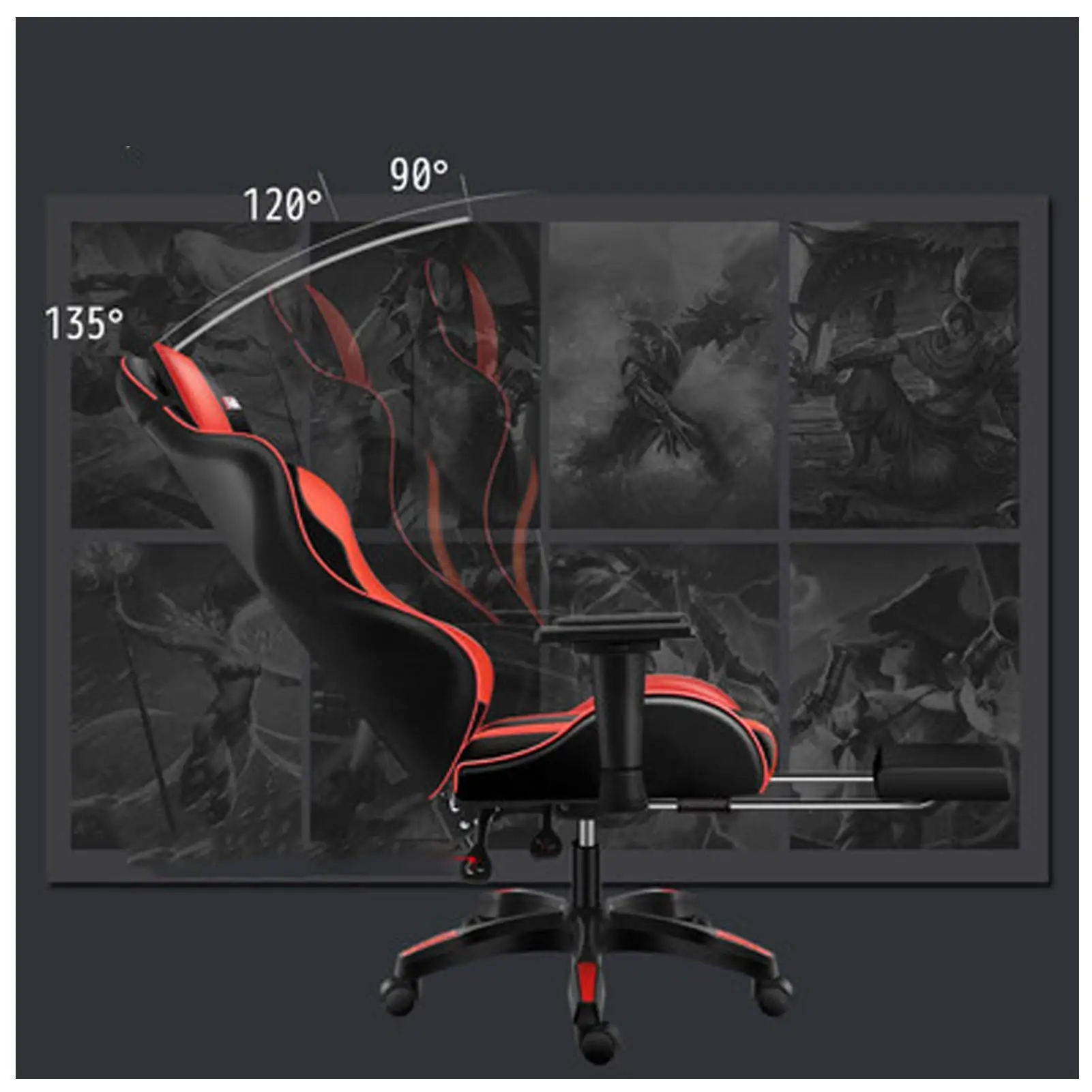 Racing Gamer Oyuncu Koltugu Gaming Chair Rgb Free Sample Reclining ...