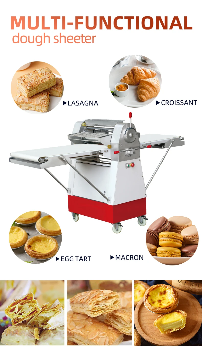High Efficiency Dough Sheeter for Pizza & Bread Production