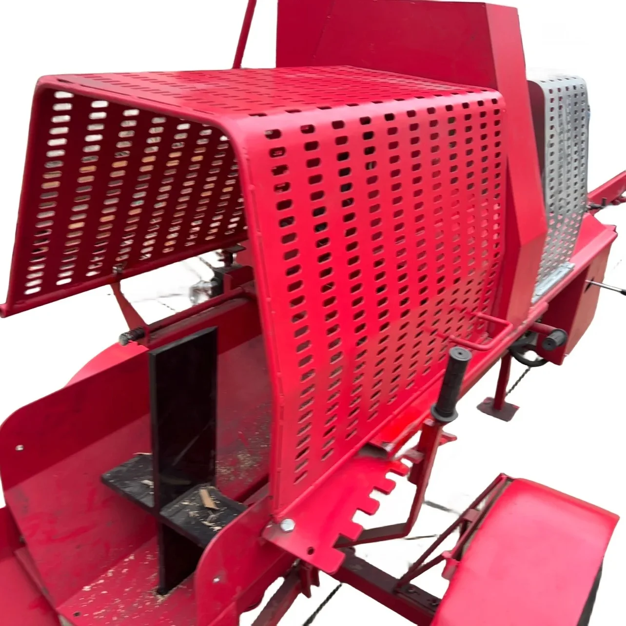 20 Ton Portable Gasoline Engine Wood Processor Cutting Machine Timber ...