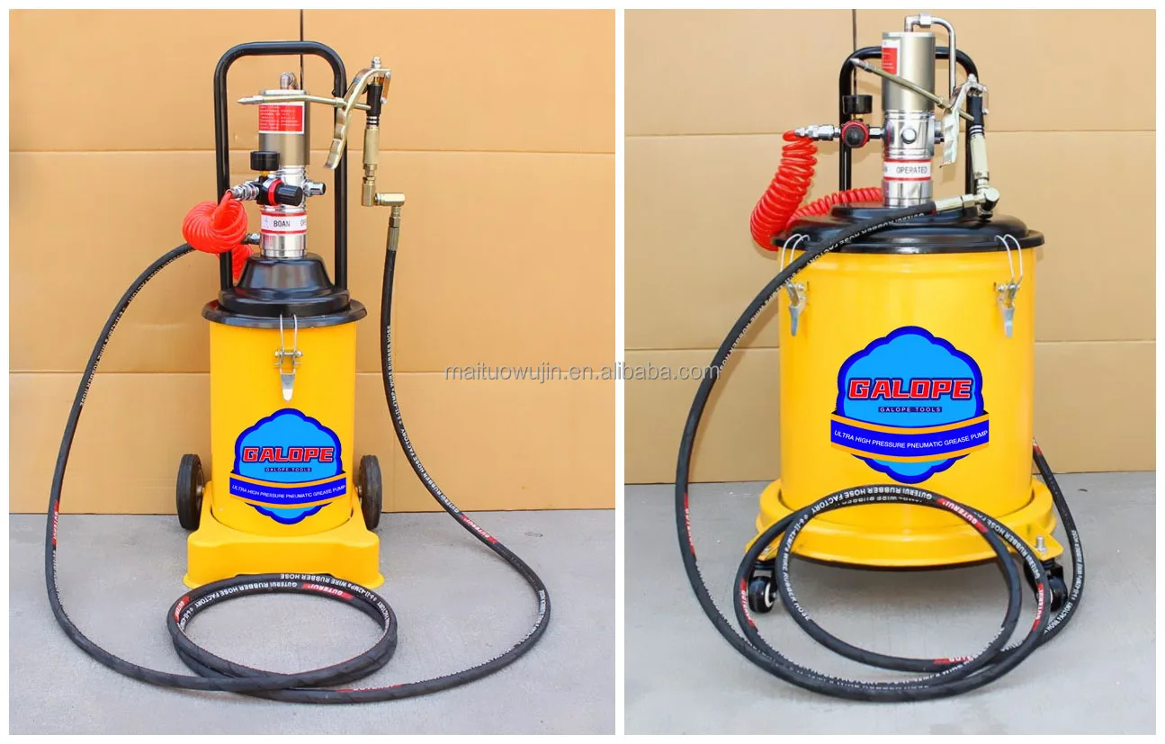 High Pressure Pneumatic Grease Pump Air Grease Injector Gun Auto ...