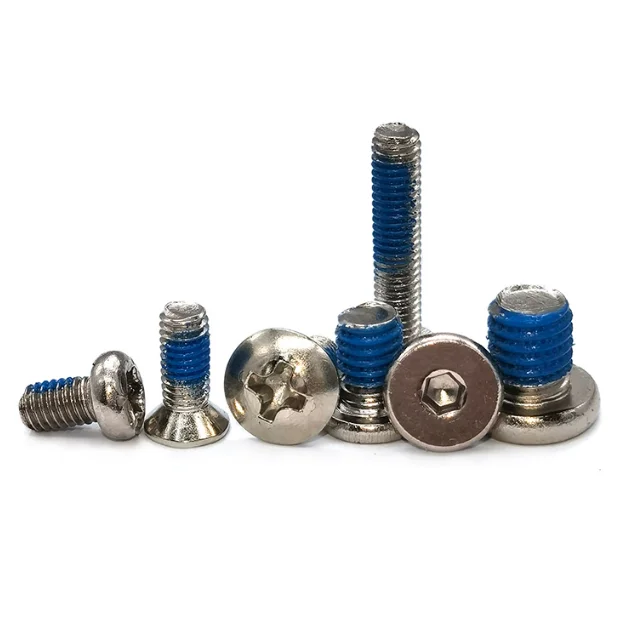 M2 M3 M4 M6 M8 M10 M12 Stainless Steel 304 Nylon Nylok Blue Patch Lock ...