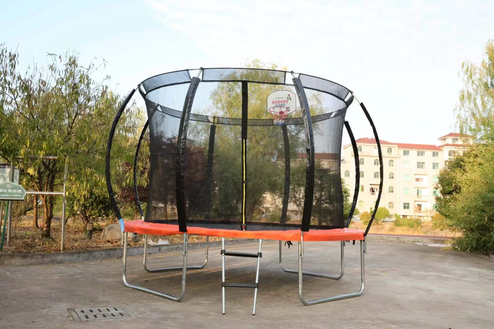 Large Outdoor Trampoline - Safe Jumping for All Ages