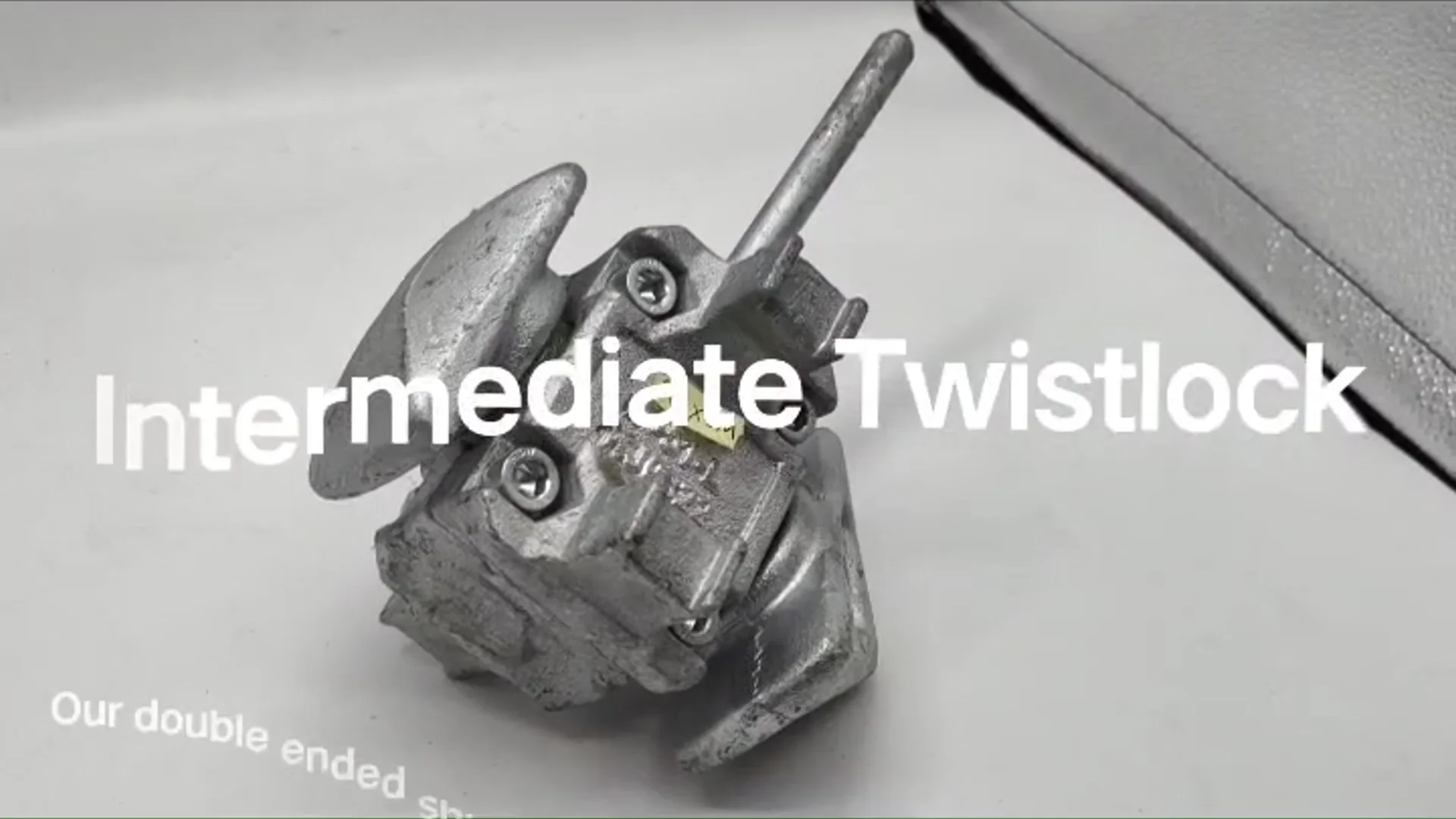 Manual Intermediate Type Marine Double Stacker Twist Lock Container ...