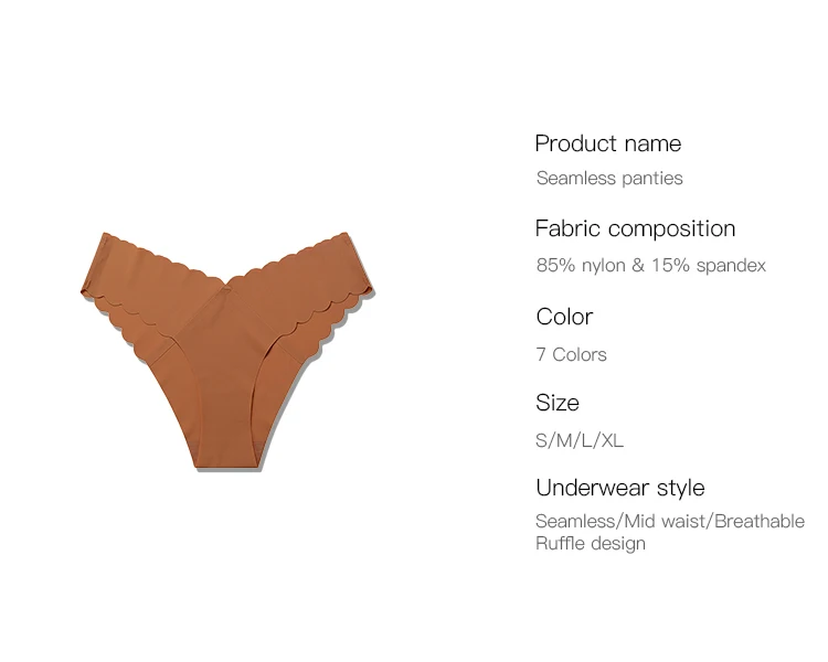 V Shape Waist Pure Color Wave Design Quick Dry Breathable Ice Silk ...
