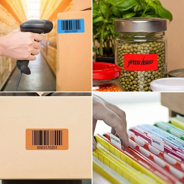 Color Thermal Labels For Shipping Label Printer Holographic Sliver ...