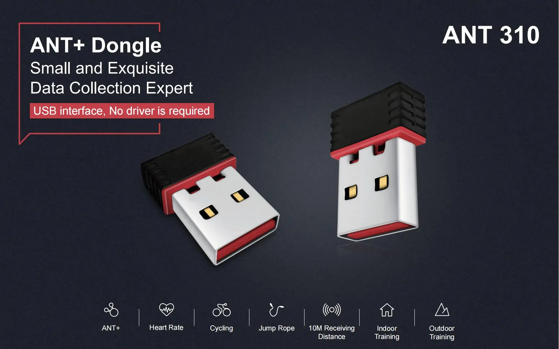 Mini Ant+ Dongle Small And Exquisite Data Collection Expert - Buy Mini ...