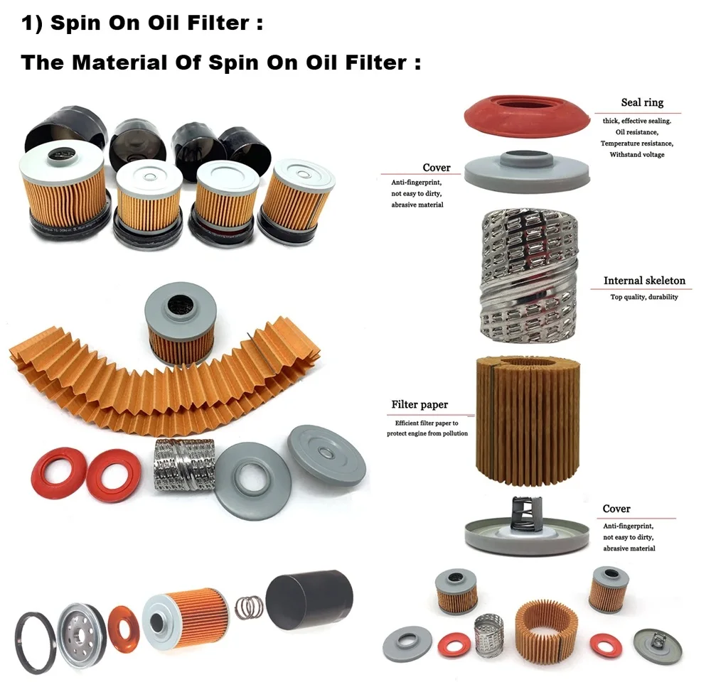 Forklift Spare Parts Oil Filter For Nissan Engine Td27 20801-01131 ...