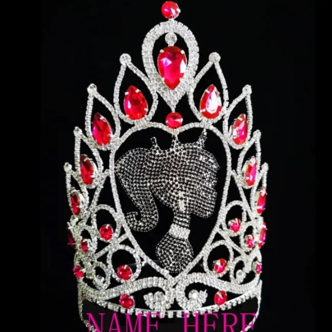 Princess Rhinestone Crystal Tiara Pageant Crown Birthday Party Crown ...