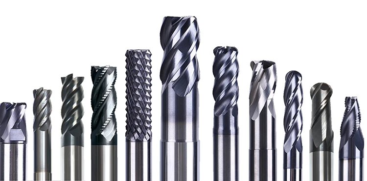 OPT Precision Aluminum Deep Groove Spline CNC End Mill Cutters for ...