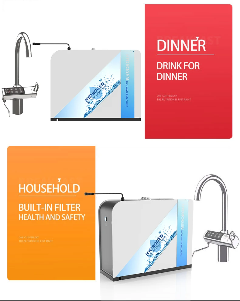 Japanese Technology Platinum Coating Hydrogen Water Machine Alkaline ...