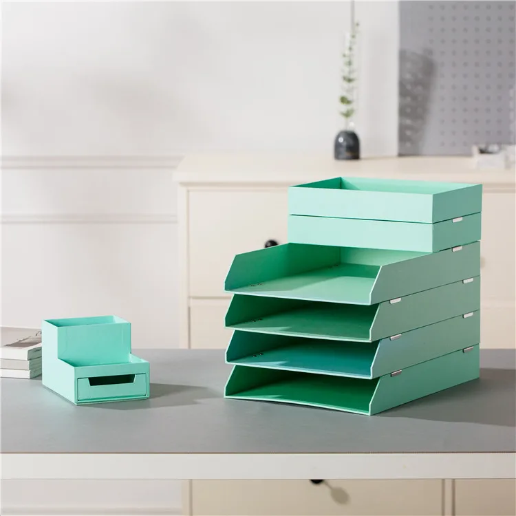 Multifunctional Mini Paper Office Desk Organiser Tidy Pen Pencil Pots ...