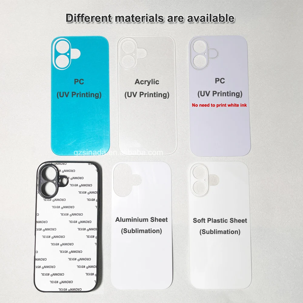 2D Sublimation Blanks for Cell Phone Covers - Durable & Stylish