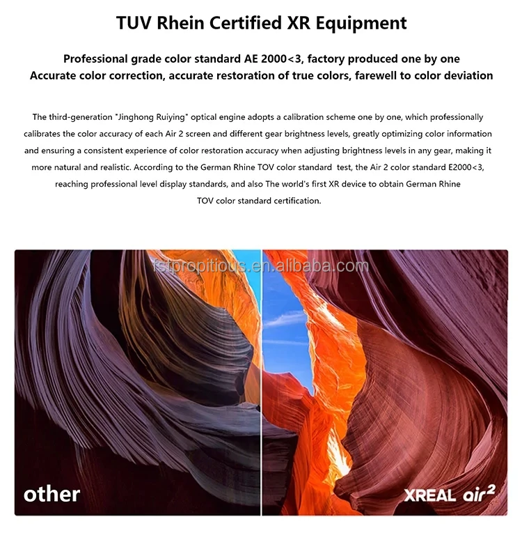 XREAL Air 2 Pro AR Glasses, Wearable Display with 3-level ...