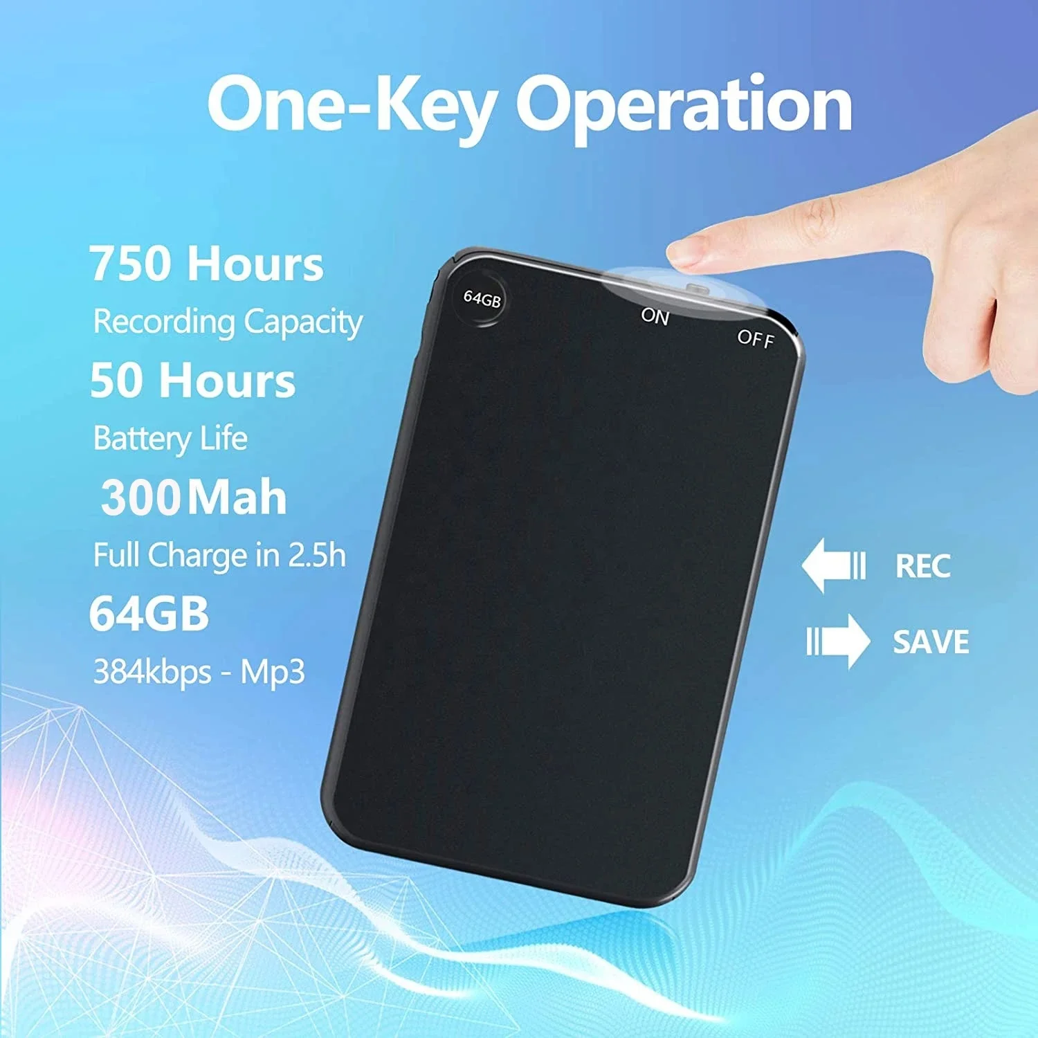 Vandlion V15 Usb Flash Digital Voice Activated Recorders Noise ...