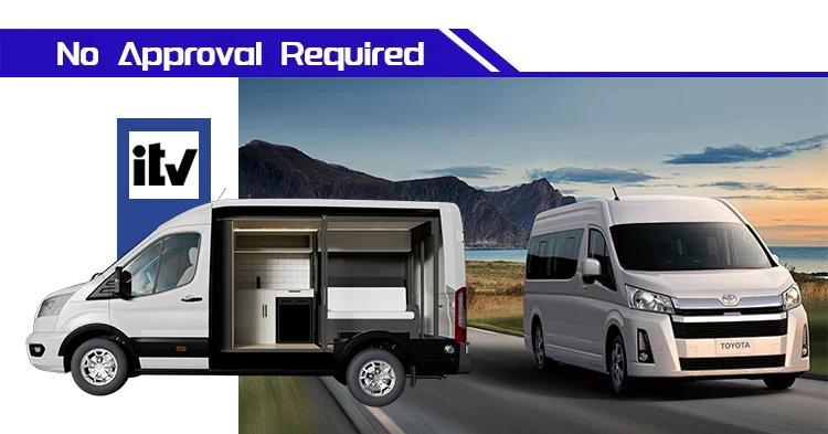 Conversion Capsule Van Box 4x4 Slide on Camper with Ensuite