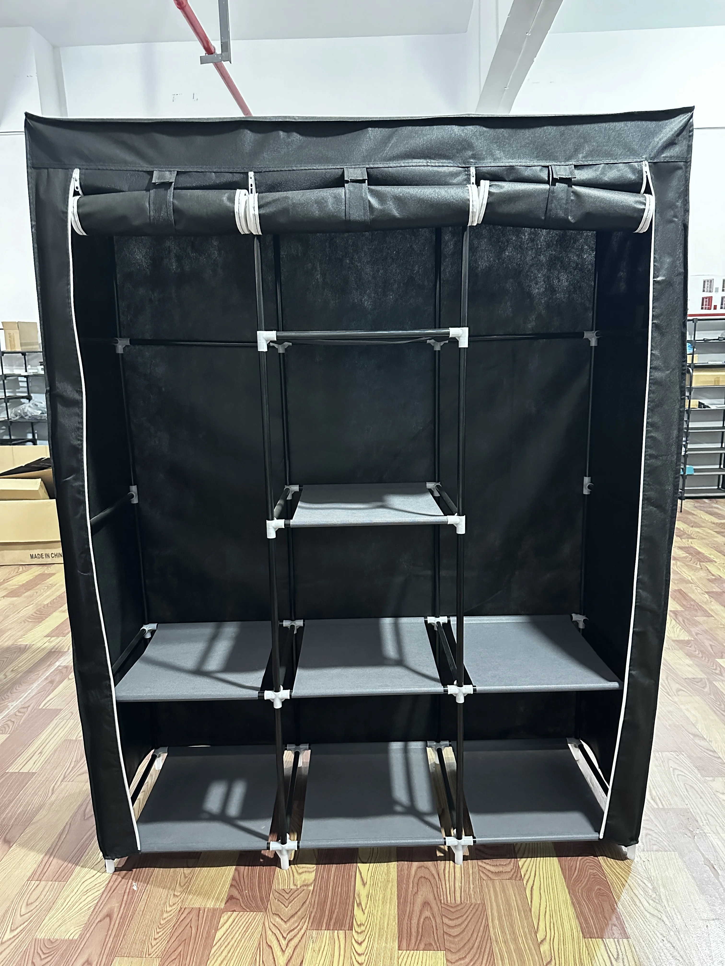 Modern Locker Non Woven Wardrobe Foldable Portable Wardrobe Locker ...