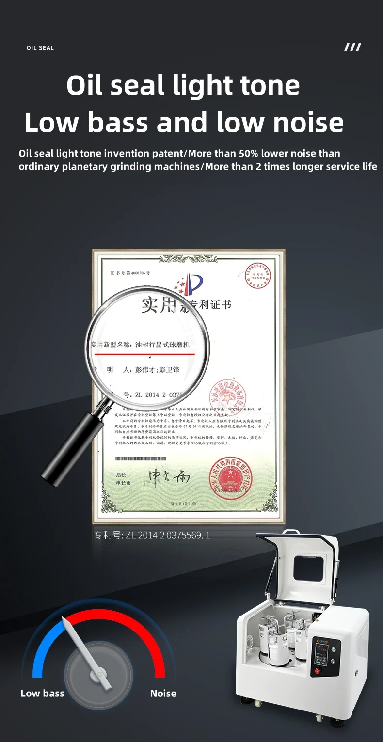 Mitr 100l Laboratory Intelligent Control Planetary Ball Mill Dry Wet ...