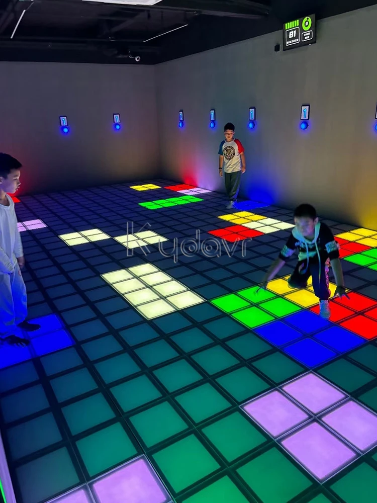 Kydavr Interactive Dance LED Floor 25x25cm Mega Pixel Grid Active Game ...