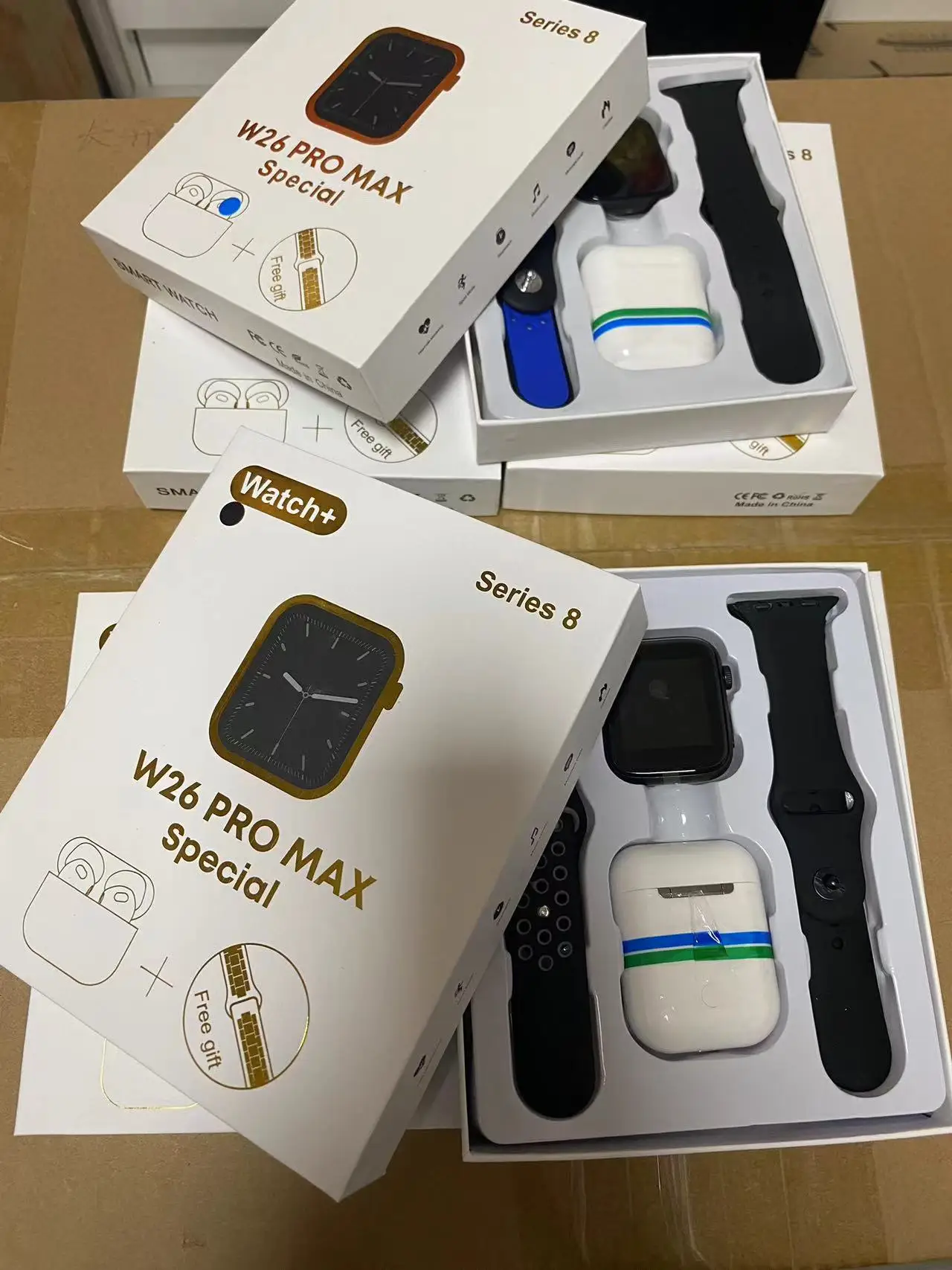 W26 Pro Max Special Smart Watch 2 In 1 Earbuds Series 8 Watch Reloj ...