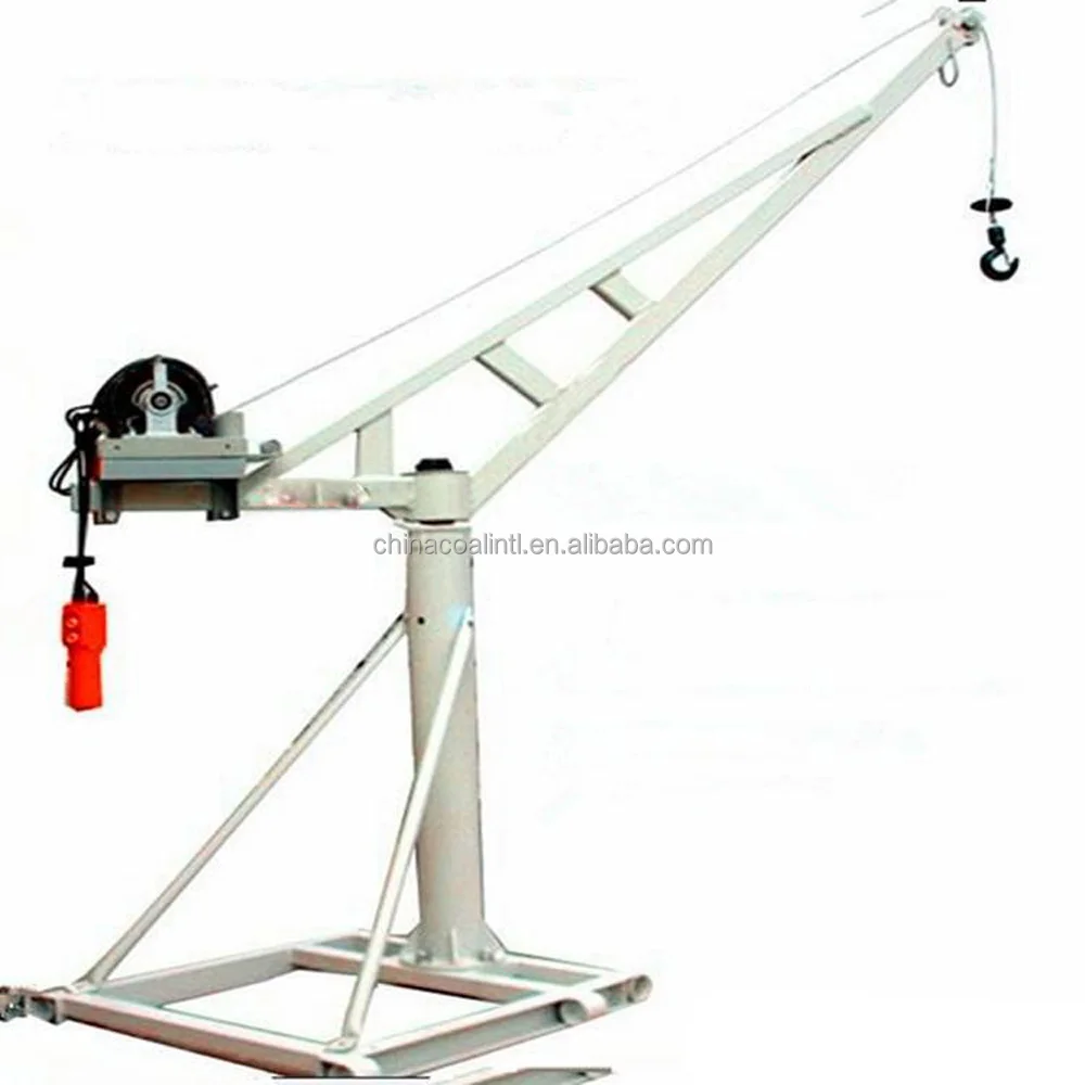 Mini Diesel Hoist 1 Ton Capacity - Portable Mobile Crane for ...
