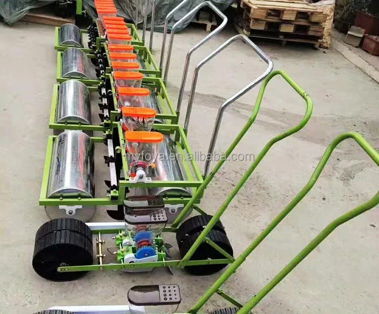 Manual Hand Push Jang Seeder for Efficient Vegetable Sowing