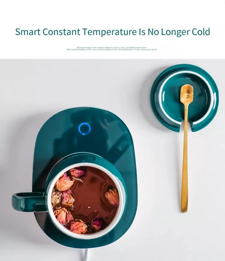Smart Ceramics Cup Heating Pad - Keep Your Drink Hot
