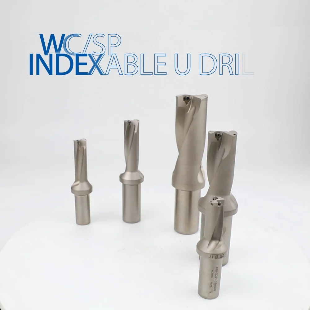 Cnc High Speed U-drill 2d 3d 4d Indexable Wc U Drill With Wcmt Insert ...
