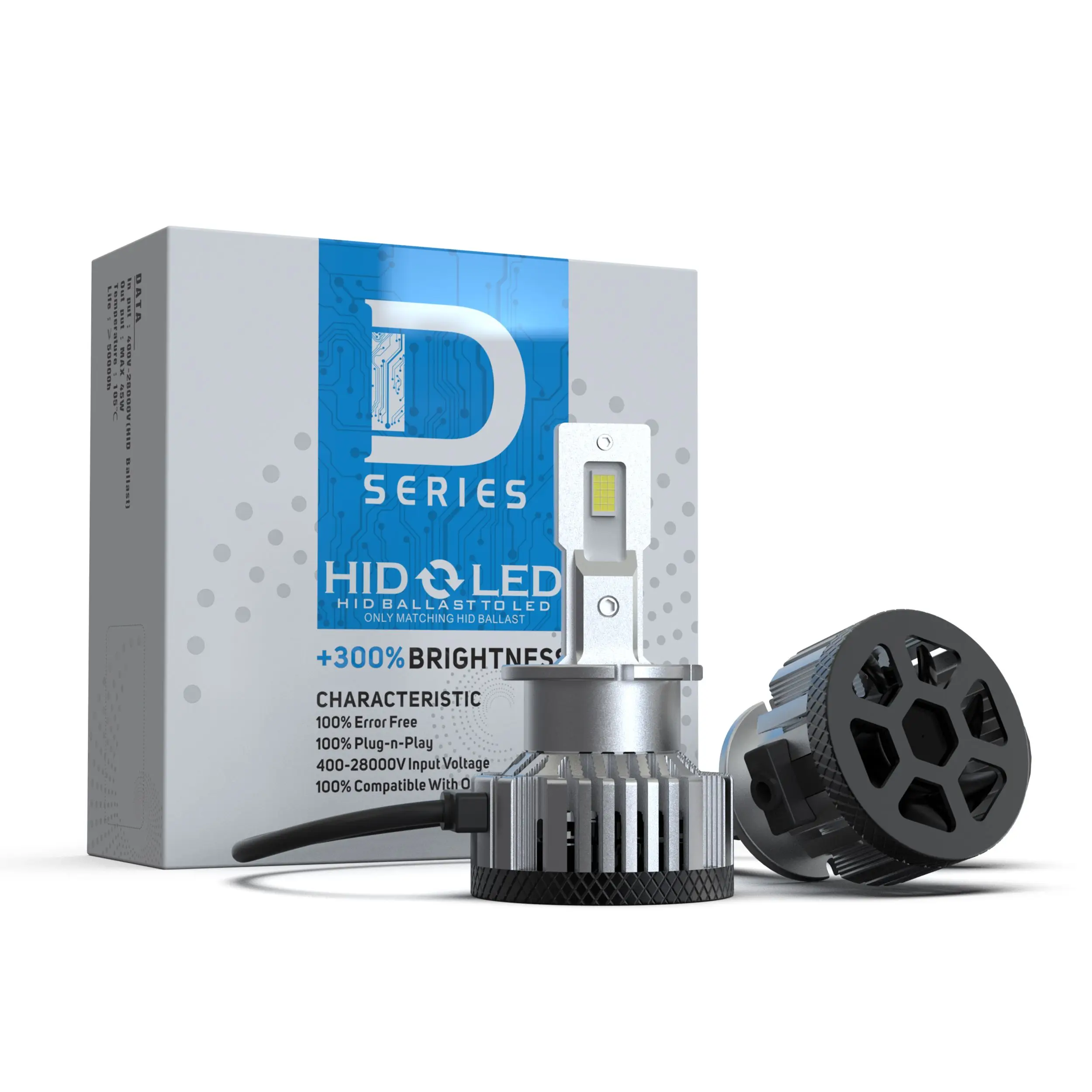 Shorter Size Led H7 Headlight V10p Wireless All In One Design 4000lm ...