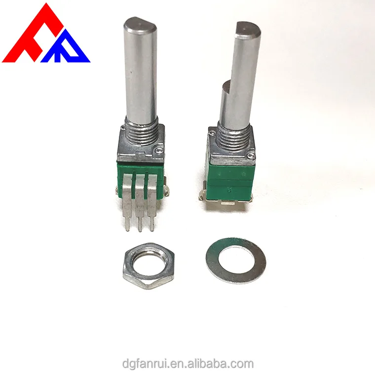 5-pin Vertical Mounting D-Axis Knurled Shaft 6mm Potentiometer