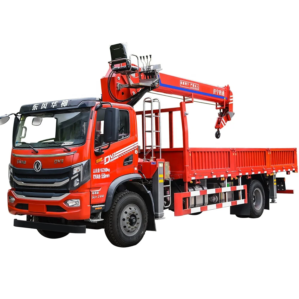 Lugong 8T Boom Mini Hydraulic Truck Mounted Crane for Sale