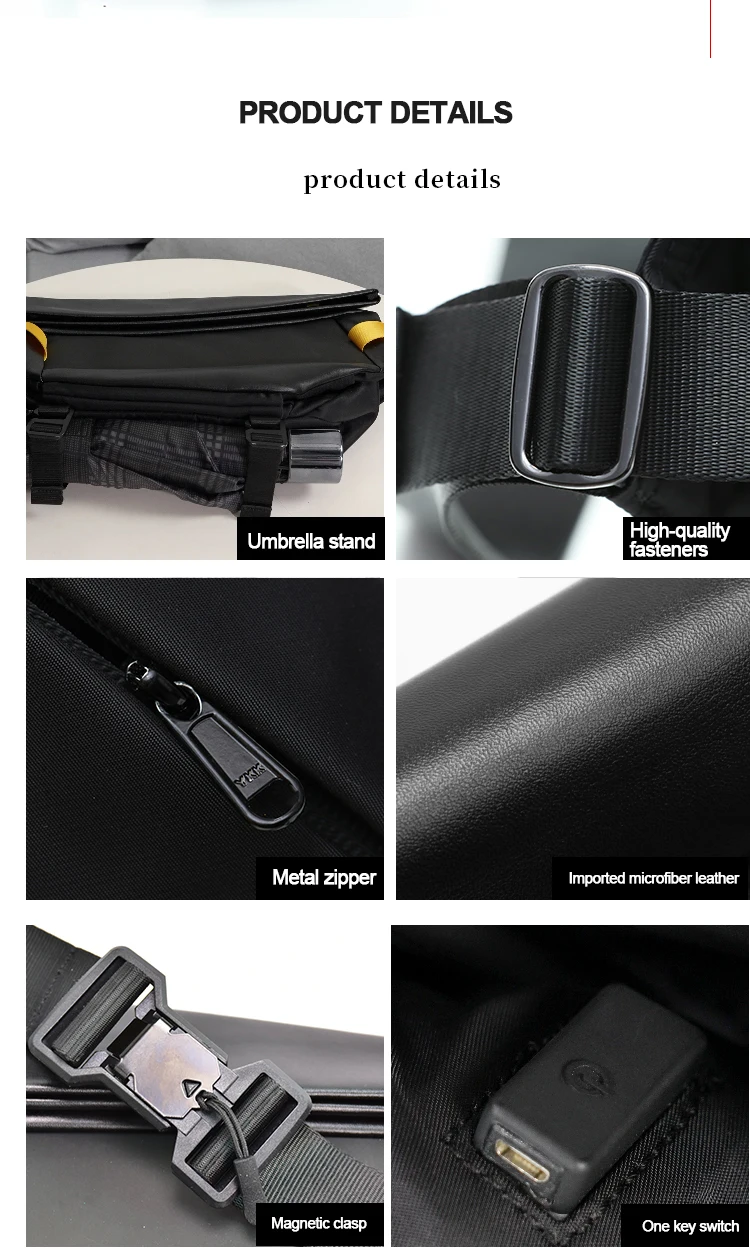 CRELANDER Fashion LED Sling Bag - Bluetooth DIY Custom Display