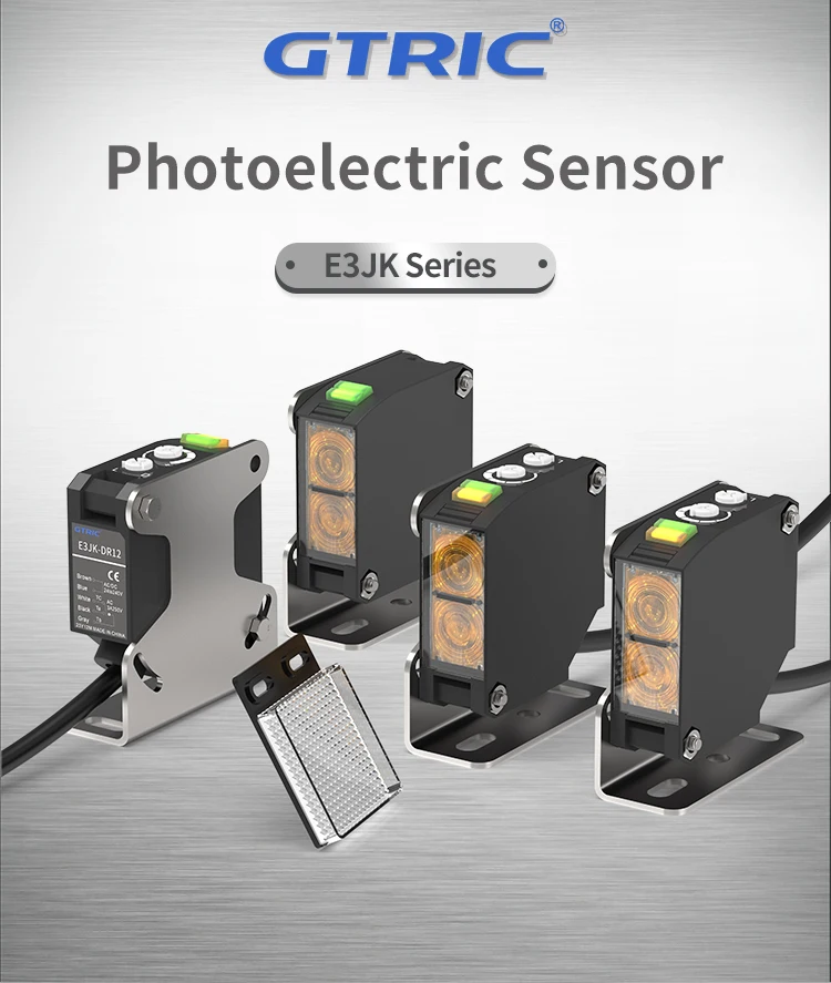 GTRIC E3JK Series Photoelectric Sensors - Reliable & Efficient