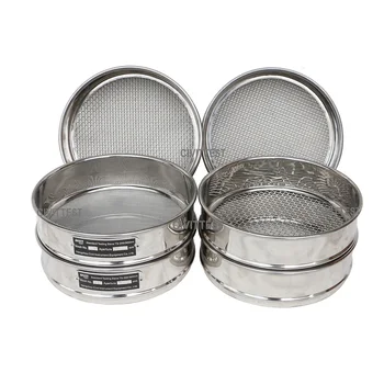 200mm Soil Cement Aggregate Sand Soil Stainless Steel Test Sieve Set ...