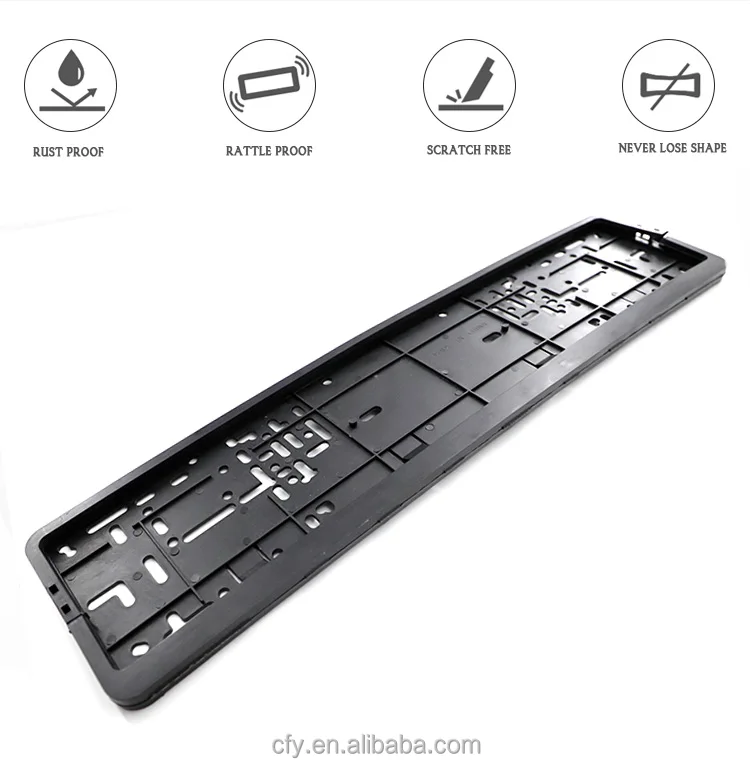 Oem Pp Plastic European Style Car License Plate Frame Car Number ...