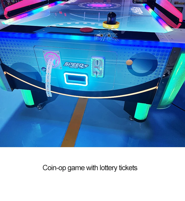 EPARK Indoor Arcade Coin Operated Game Machine - Air Hockey Table