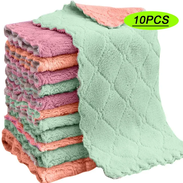 Kitchen Rag Kitchen Fiber Towel Kitchen Absorbent Towel - Buy Kitchen ...