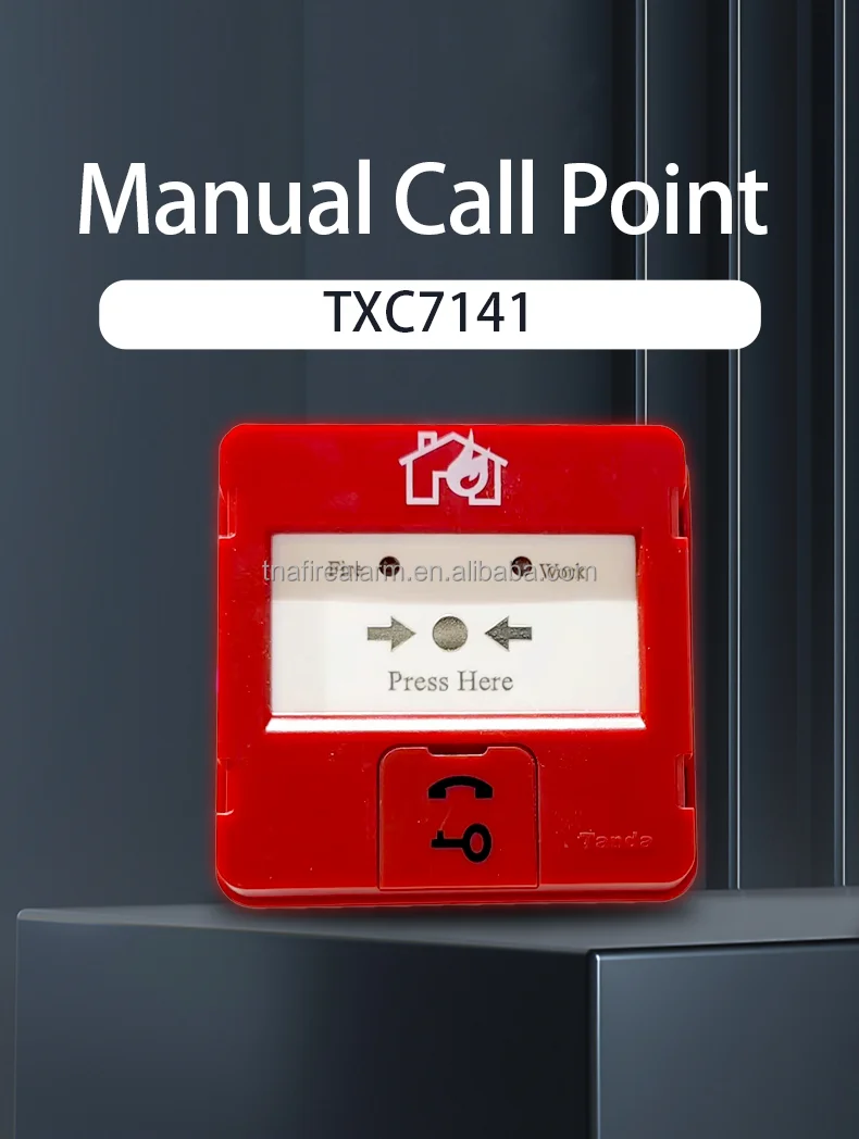 Tna Conventional Manual Call Point Txc7141 For Fire Alarm Panel - Buy ...