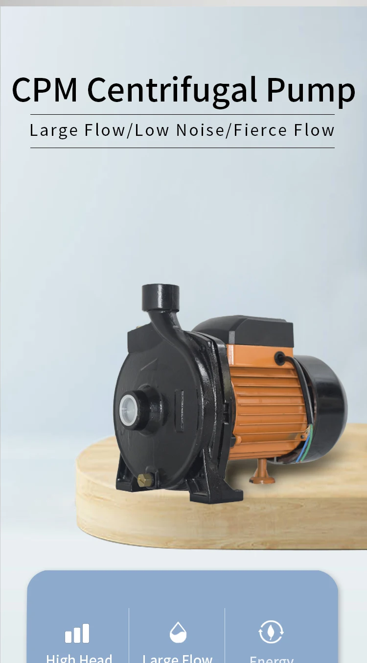 1500w 2hp All-copper Motor Cpm Centrifugal Pump With 150l/min Flow Rate ...